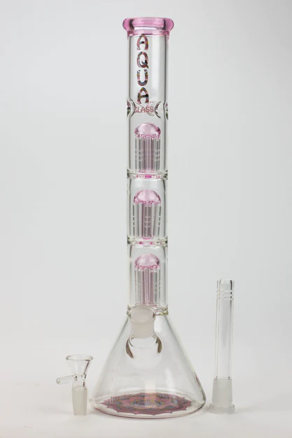 AQUA 13.5″ GLASS BONG – Up In Smoke Cannabis & Tobacconist