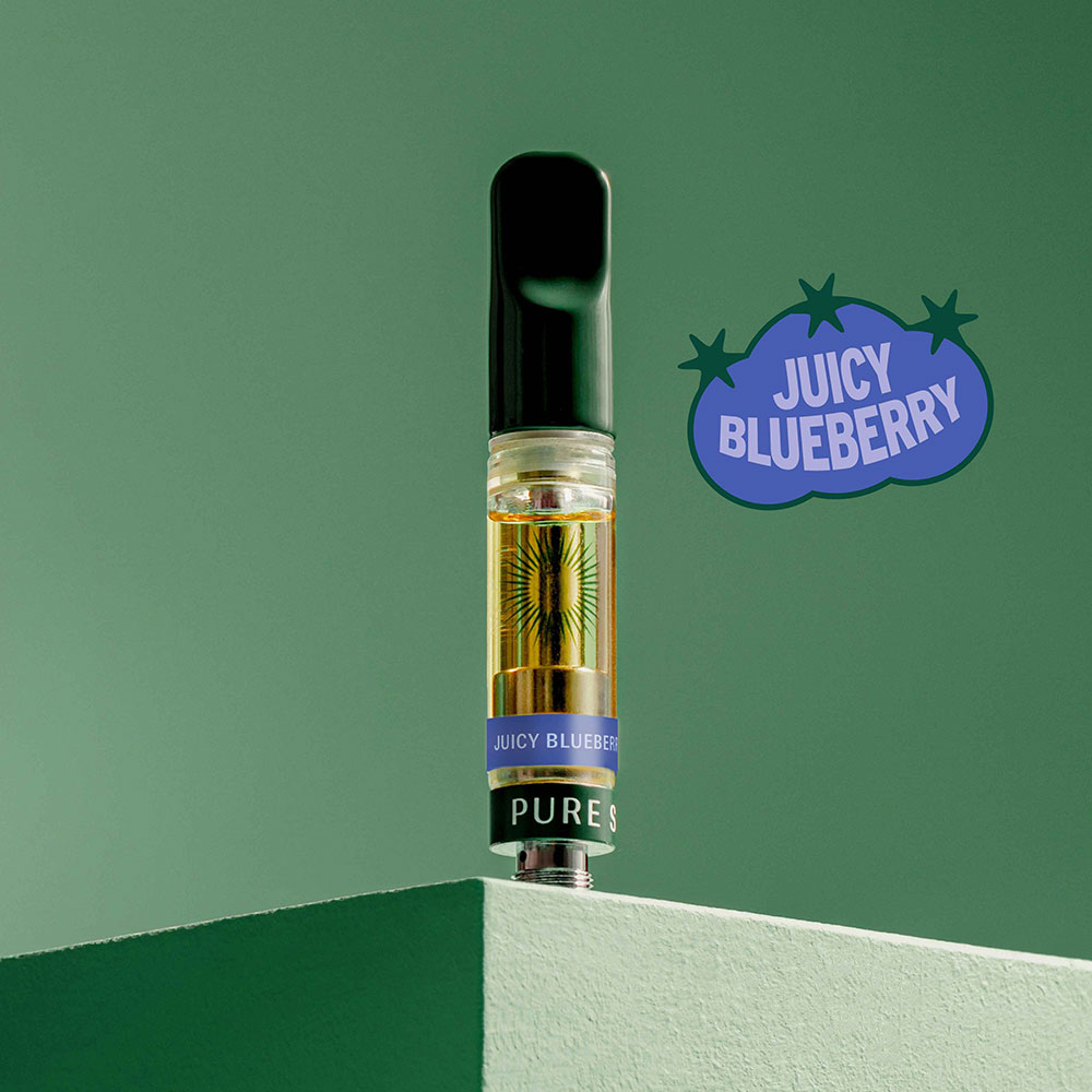 PURE SUNFARMS – JUICY BLUEBERRY (510 CART) 1G – Up In Smoke Cannabis ...
